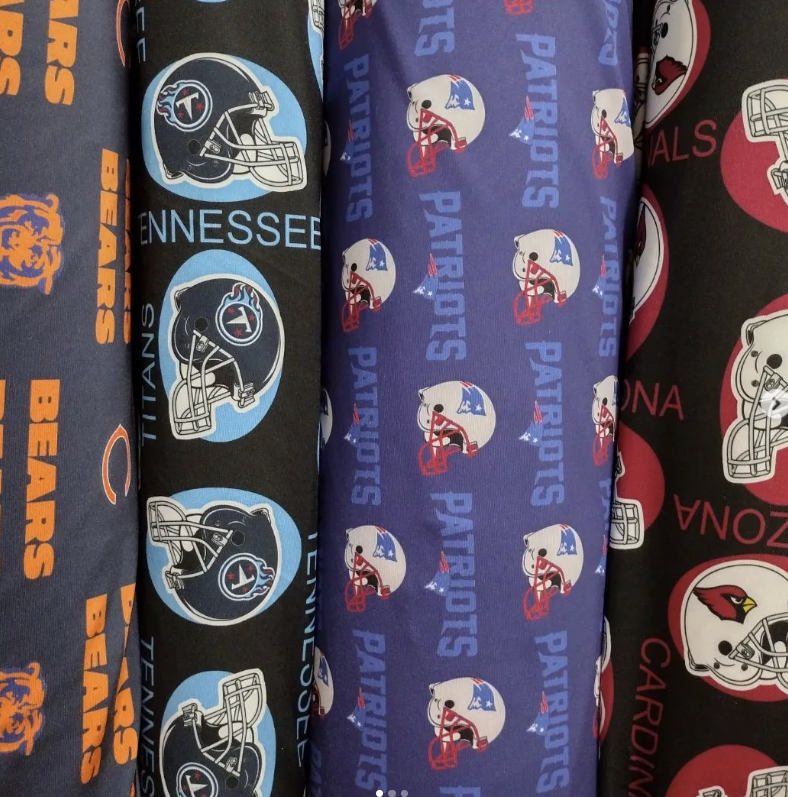 NFL Inspired Fabrics Lycra | Designer Spandex & More