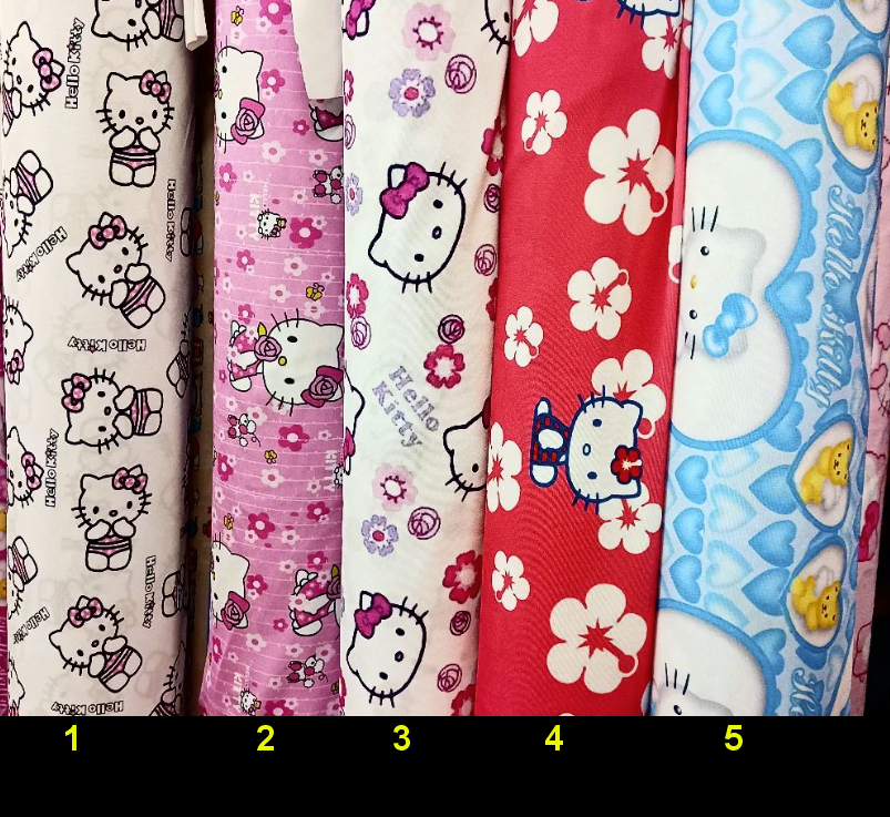 HELLO KITTY Spandex Fabric | Designer Spandex and More
