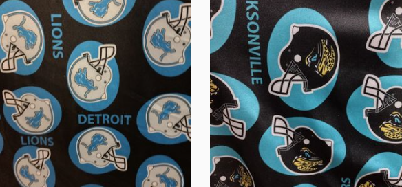 NFL Inspired Spandex Fabric | Designer Spandex and More