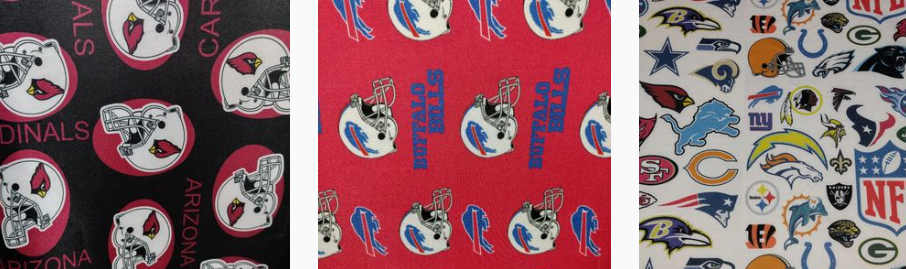 NFL Inspired Spandex Fabric | Designer Spandex and More