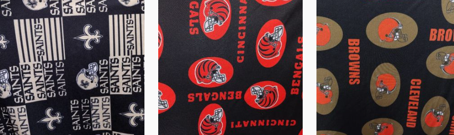 NFL Inspired Spandex Fabric | Designer Spandex and More