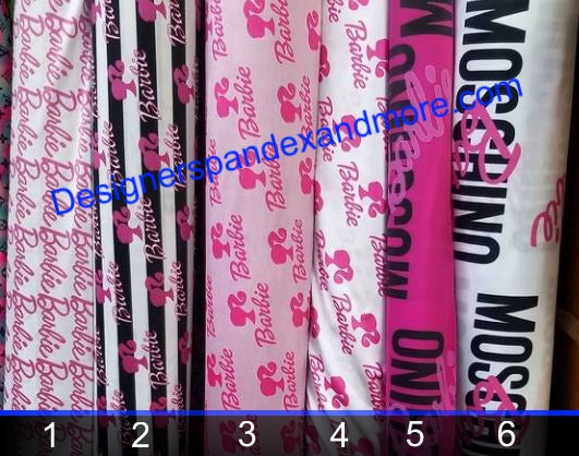 Barbie Designer Inspired Lycra | Designer Spandex & More